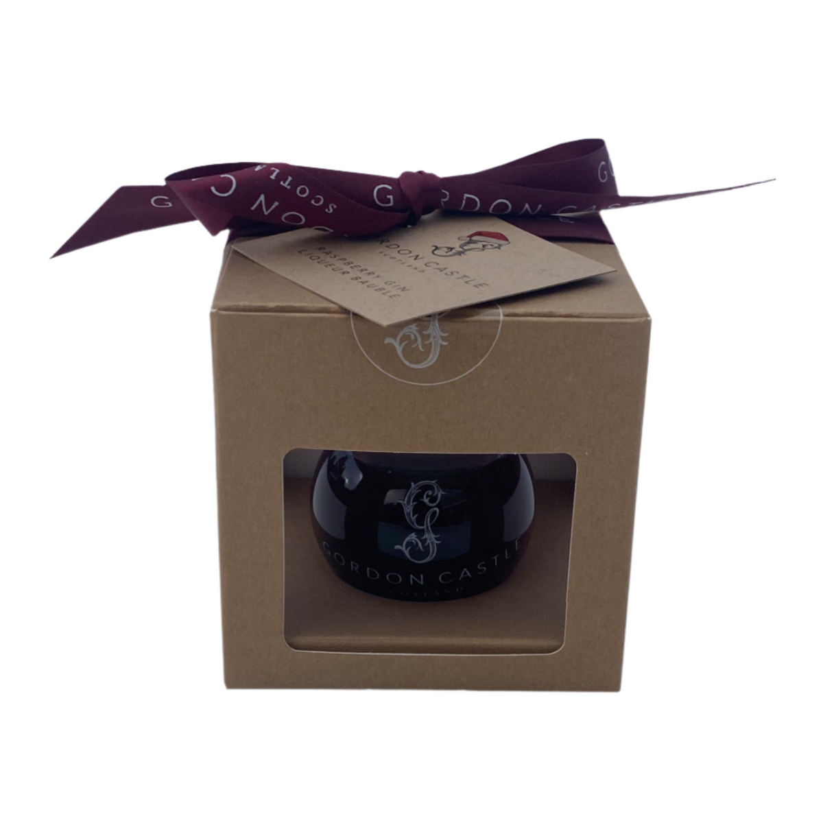 Christmas Raspberry Gin Liqueur Bauble – Gordon Castle Scotland